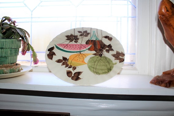 Vintage Red Wing Pottery Tampico Cake Stand 1950s Mid Century - Etsy