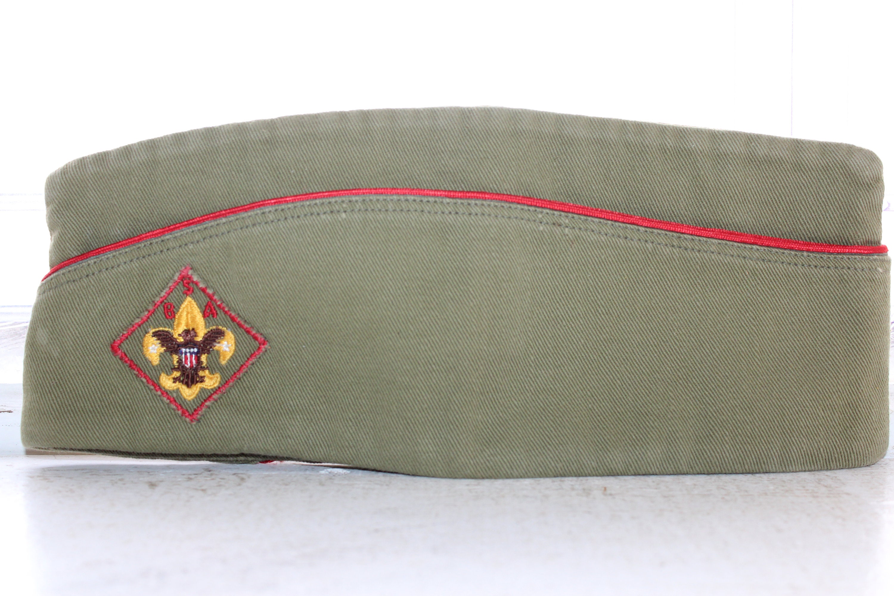 Vintage Boy Scouts Garrison Cap Hat 1940s