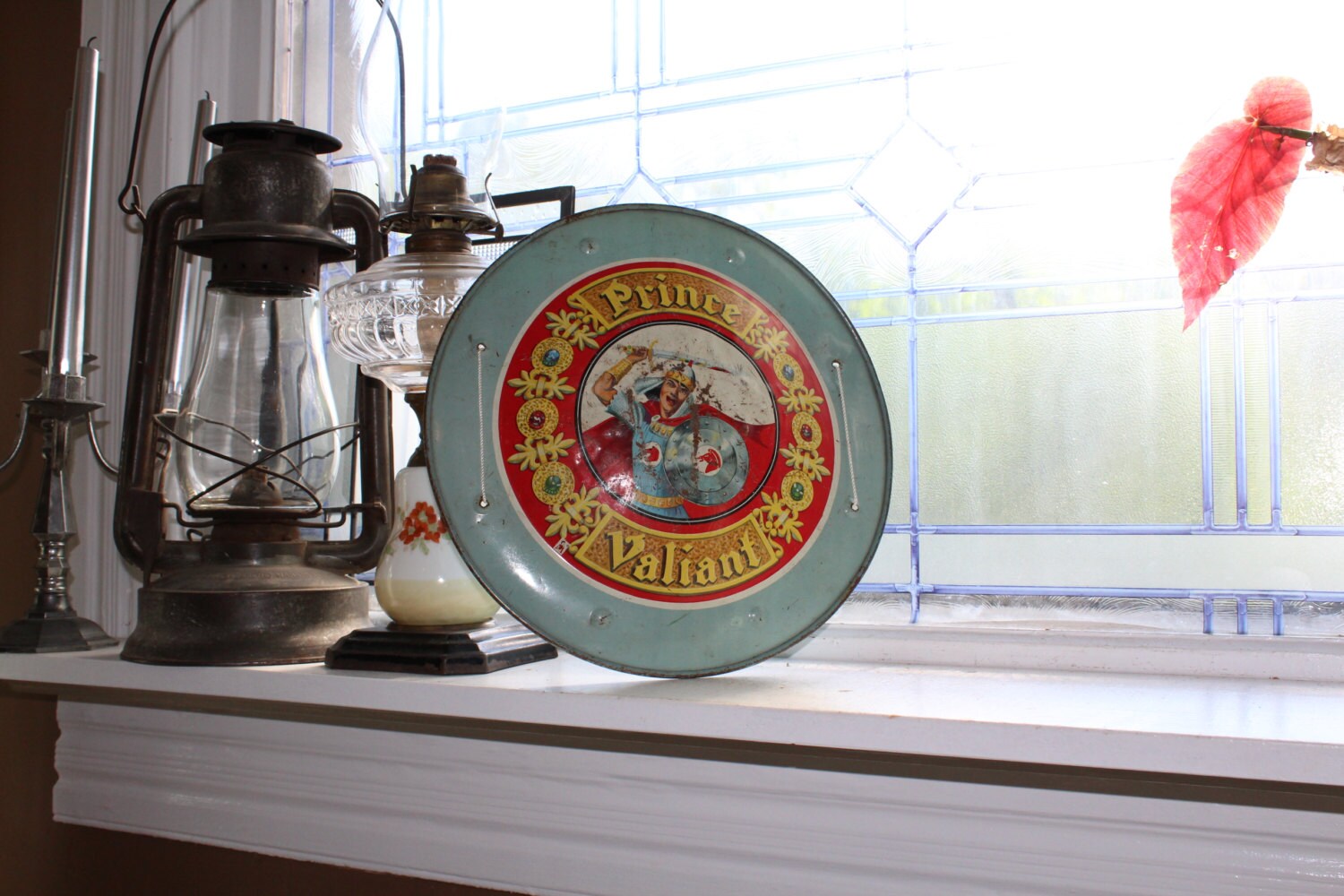 Prince Valiant Toy Shield Vintage 1950s Tin