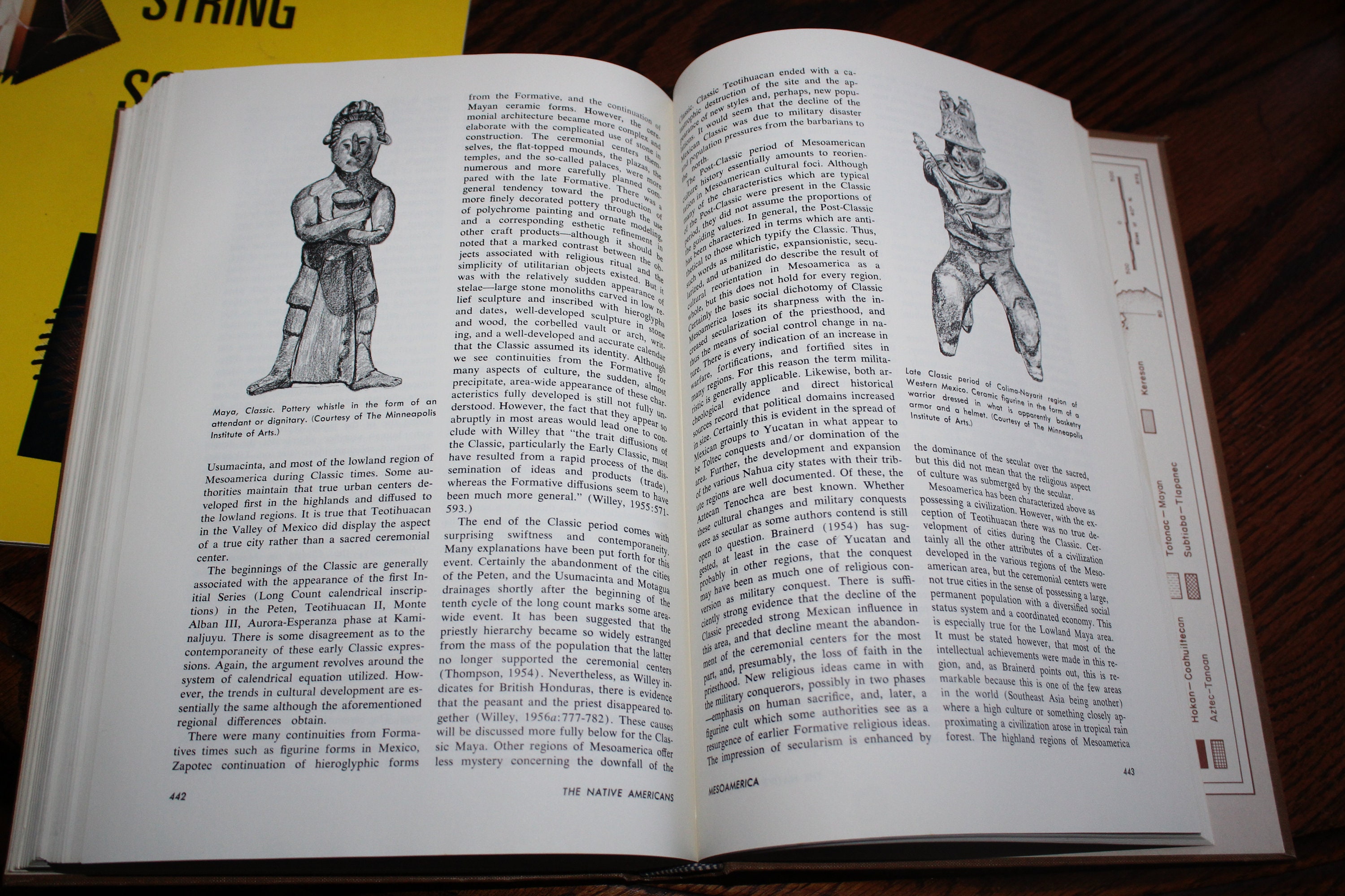 The Native Americans Vintage 1965 Book History of Indians