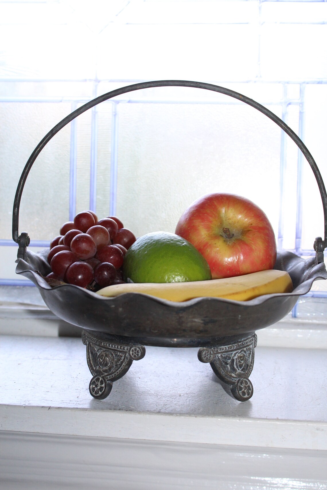 Antique 19th Century Victorian Aurora Silverplate Fruit Basket - Etsy