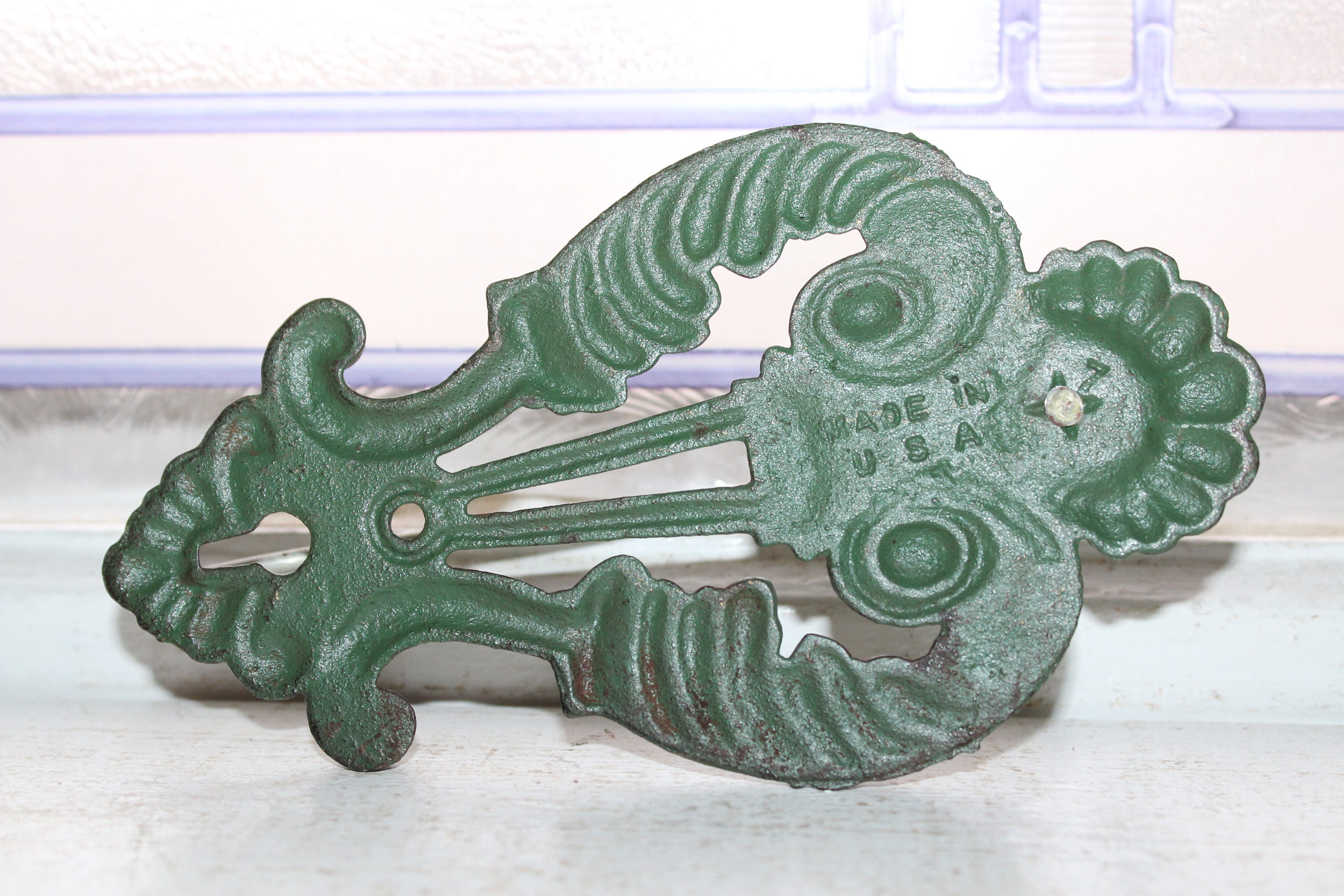 Antique Cast Iron Bill Hook Receipt Hook