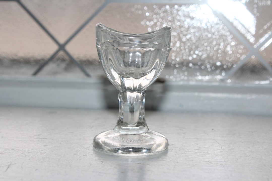 Vintage Glass Eye Cup Eye Wash Cup Justrite - Etsy