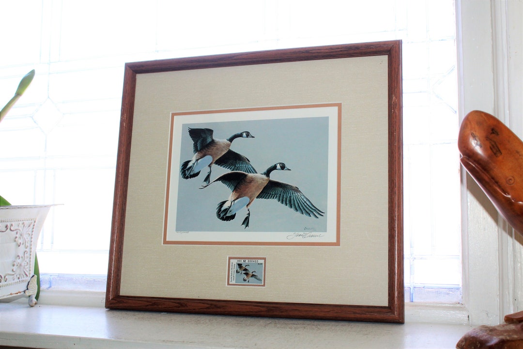 2001 ND Small Game Hunting Print and Stamp Phillip Crowe Signed - Etsy