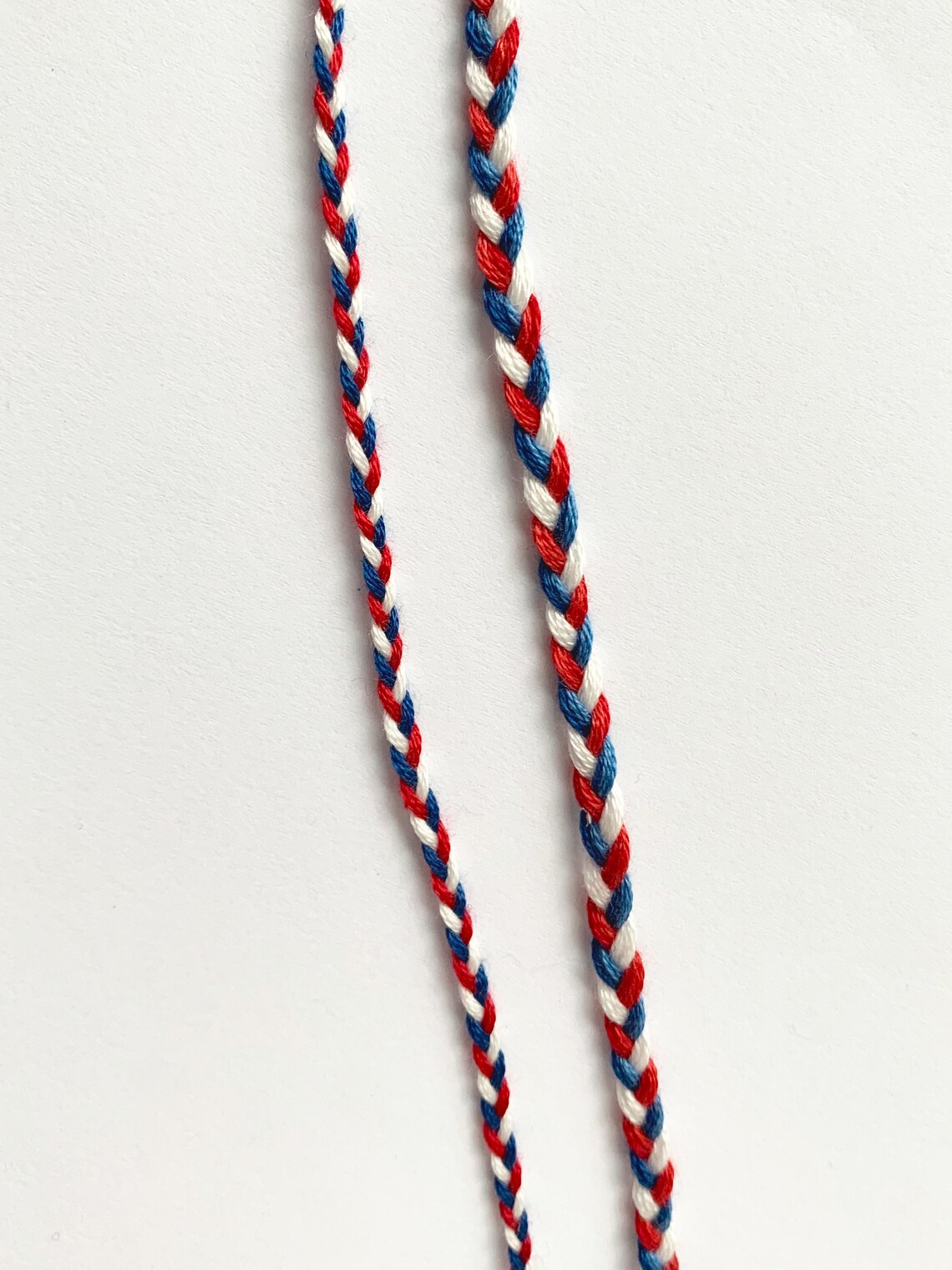 Made to Order Three Color Braid Thin or Thick Bracelet or Anklet - Etsy