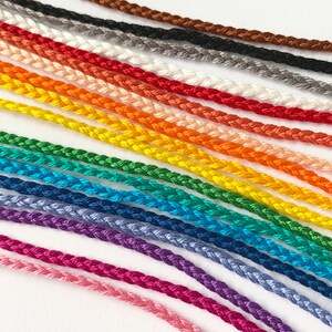 Made to Order - Thin Solid Color Braid - Friendship Bracelet or Anklet ...