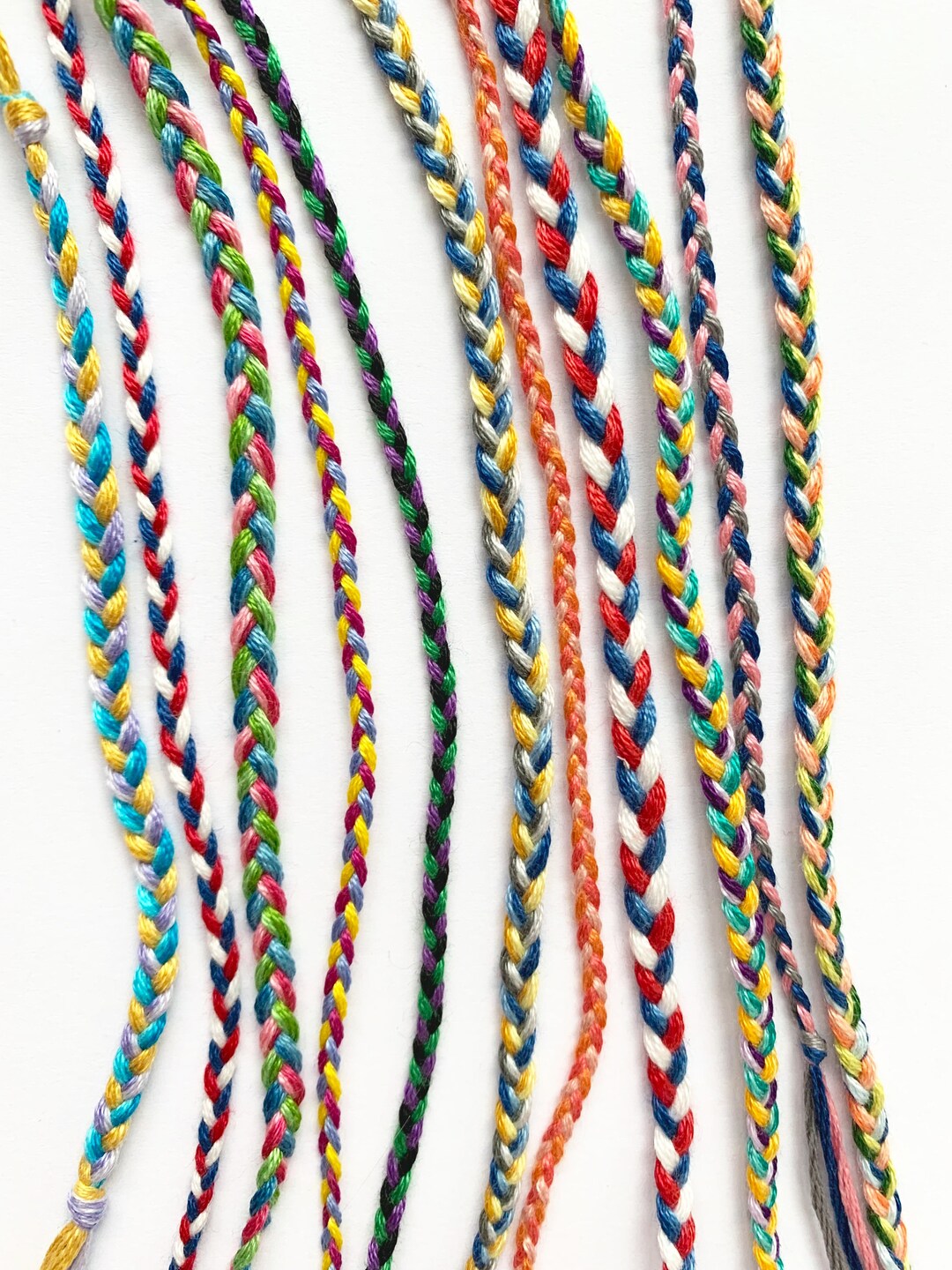 Made to Order - Three Color Braid - Thin or Thick - Bracelet or Anklet ...