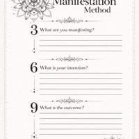 369 Manifestation Method Printable - Selection of Colours - A4, A5, US ...