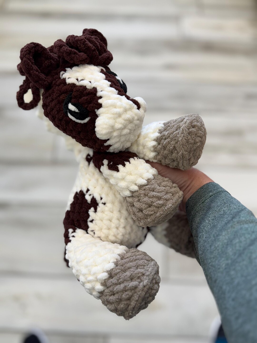 Custom Realistic Crochet Horse Plushie From Photos, Personalized ...
