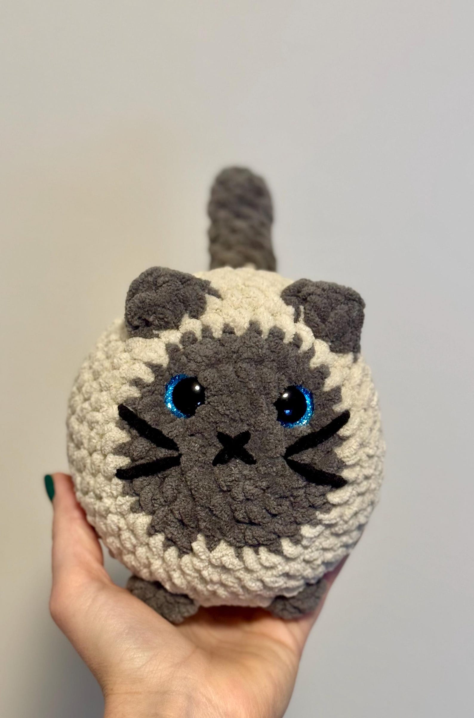 Crochet Cat Loaf Plushie | Amigurumi Stuffie | Stuffed Animal | MADE TO ...