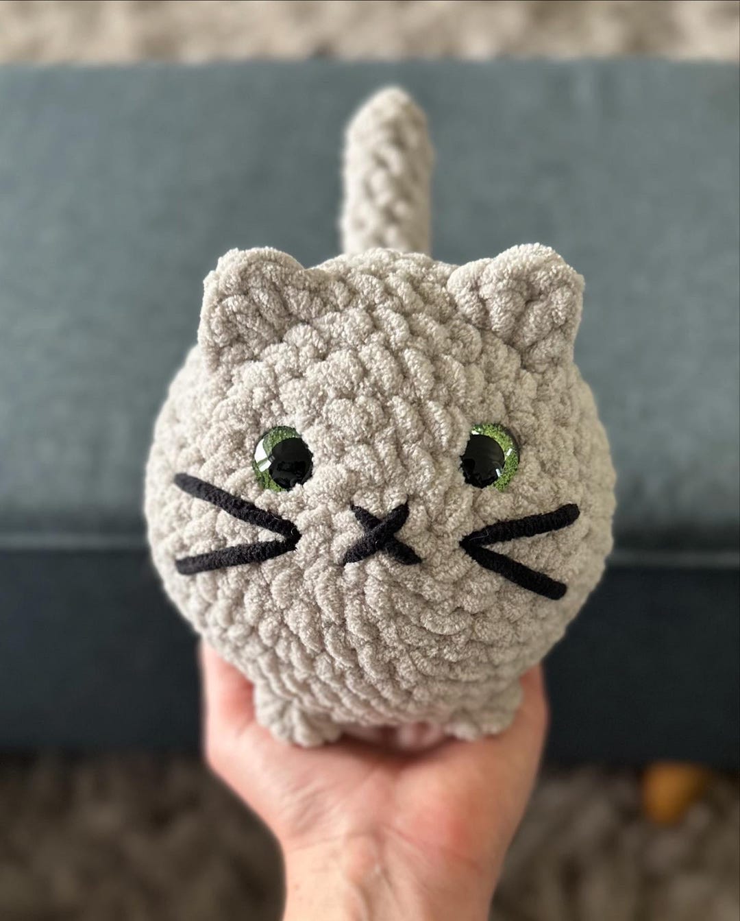 Crochet Cat Loaf Plushie | Amigurumi Stuffie | Stuffed Animal | MADE TO ...