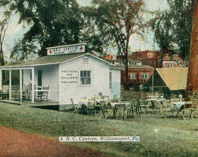Vintage Postcard, Williamsport, Pennsylvania, American Red Cross ...