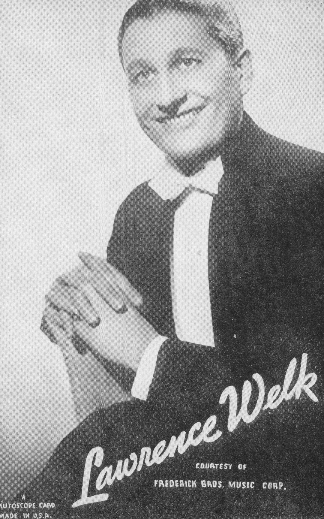 Penny Arcade Postcard Lawrence Welk Mutoscope Card Ca 1930 - Etsy