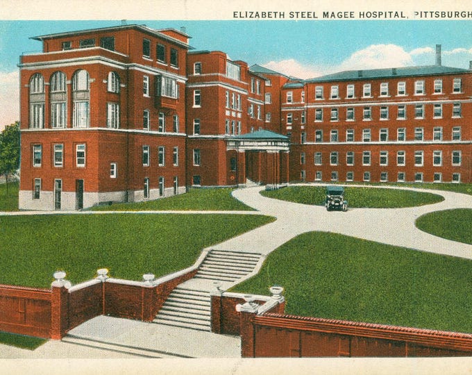 Vintage Postcard, Pittsburgh, Pennsylvania, Elizabeth Steel Magee ...