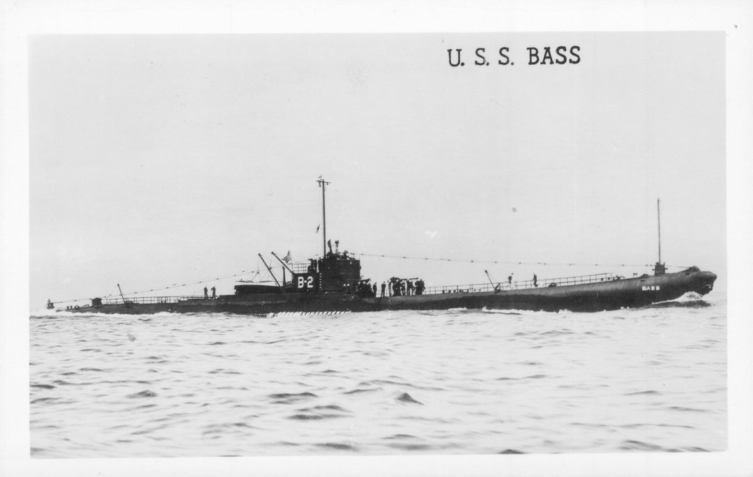 Real Photo Postcard, USS Bass, U.S. Navy Submarine, Ca 1940 - Etsy