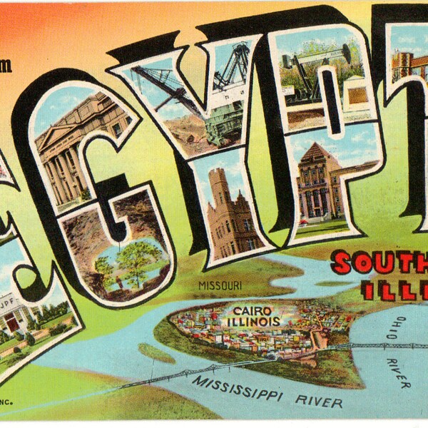 Greetings From Illinois - Etsy