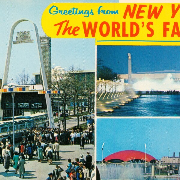 Worlds Fair Postcard - Etsy