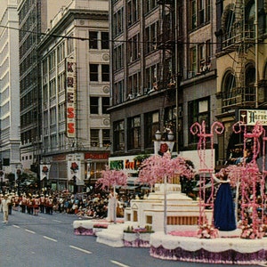 Chrome Postcard, Portland, Oregon, Rose Festival Parade, Ca 1960 - Etsy