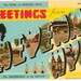 Linen Postcard, Greetings From Waco, Texas, Street Scenes, Large Letter ...