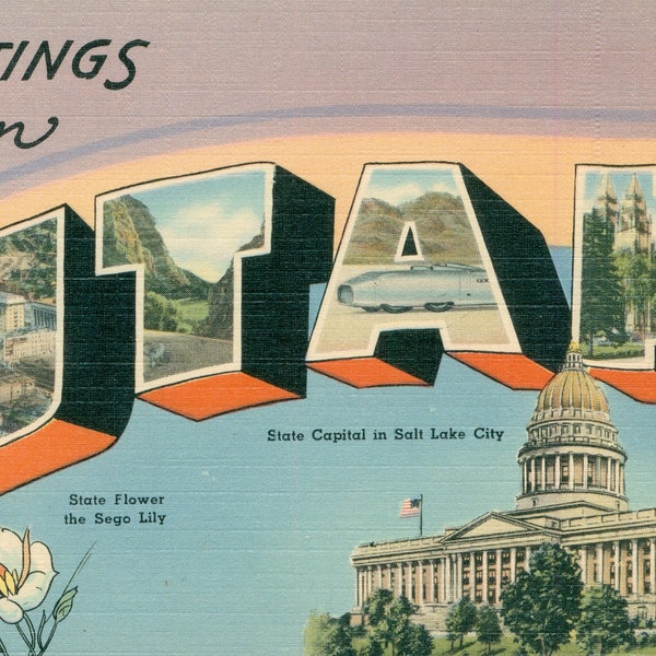 Utah Postcards - Etsy