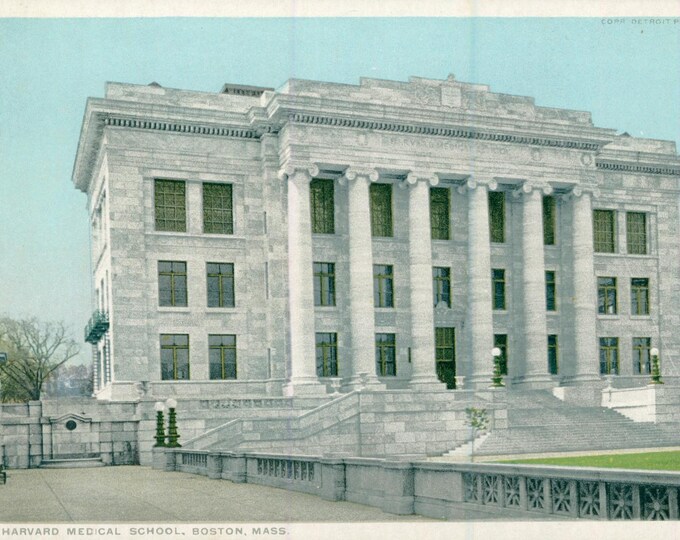 Vintage Postcard, Harvard Medical School, Boston, Massachusetts, Ca ...