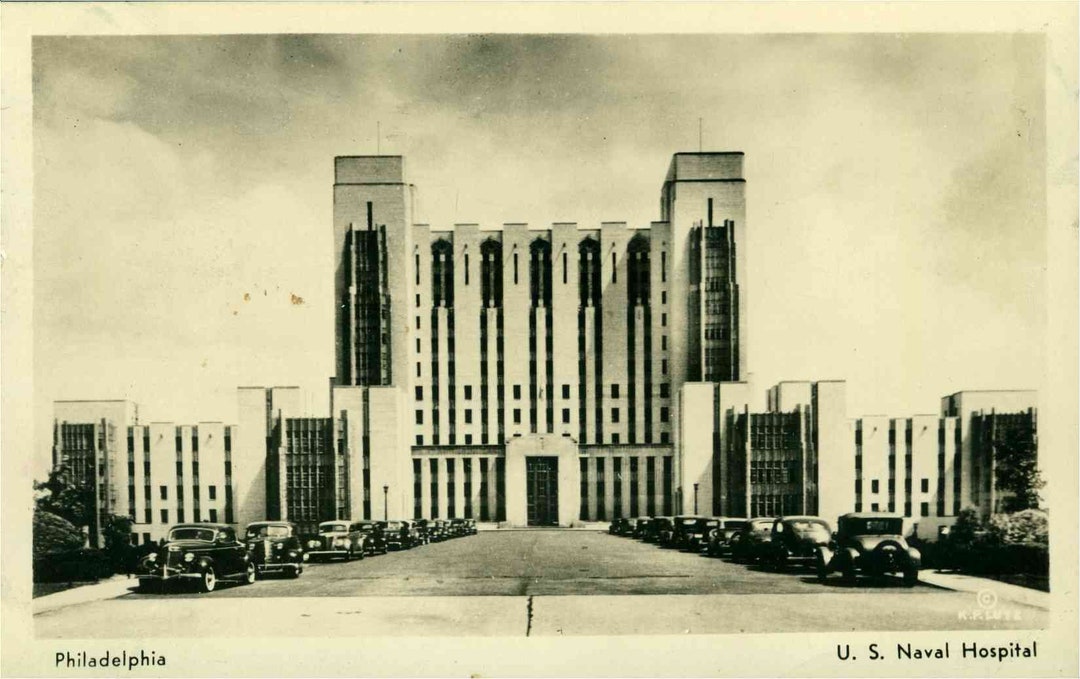 Real Photo Postcard, Philadelphia, Pennsylvania, US Naval Hospital - Etsy