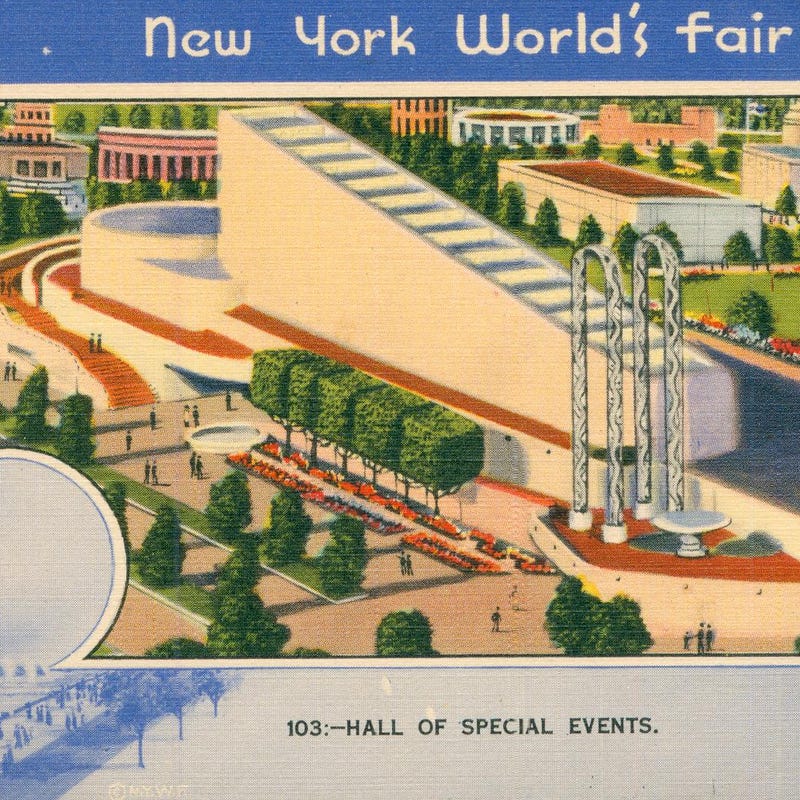 Worlds Fair Postcard - Etsy