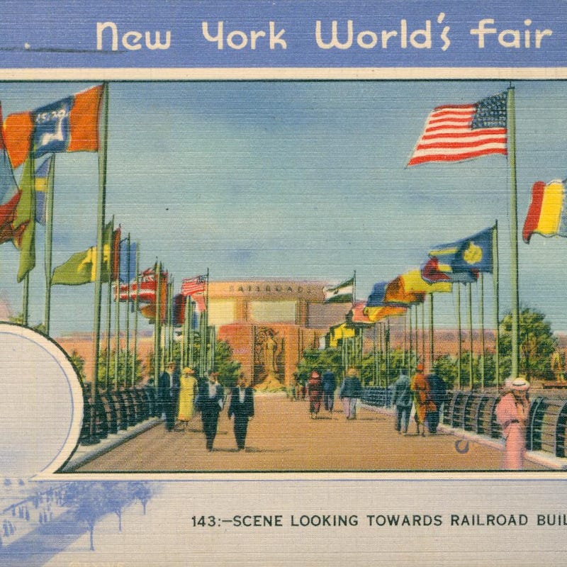 Worlds Fair Postcard - Etsy
