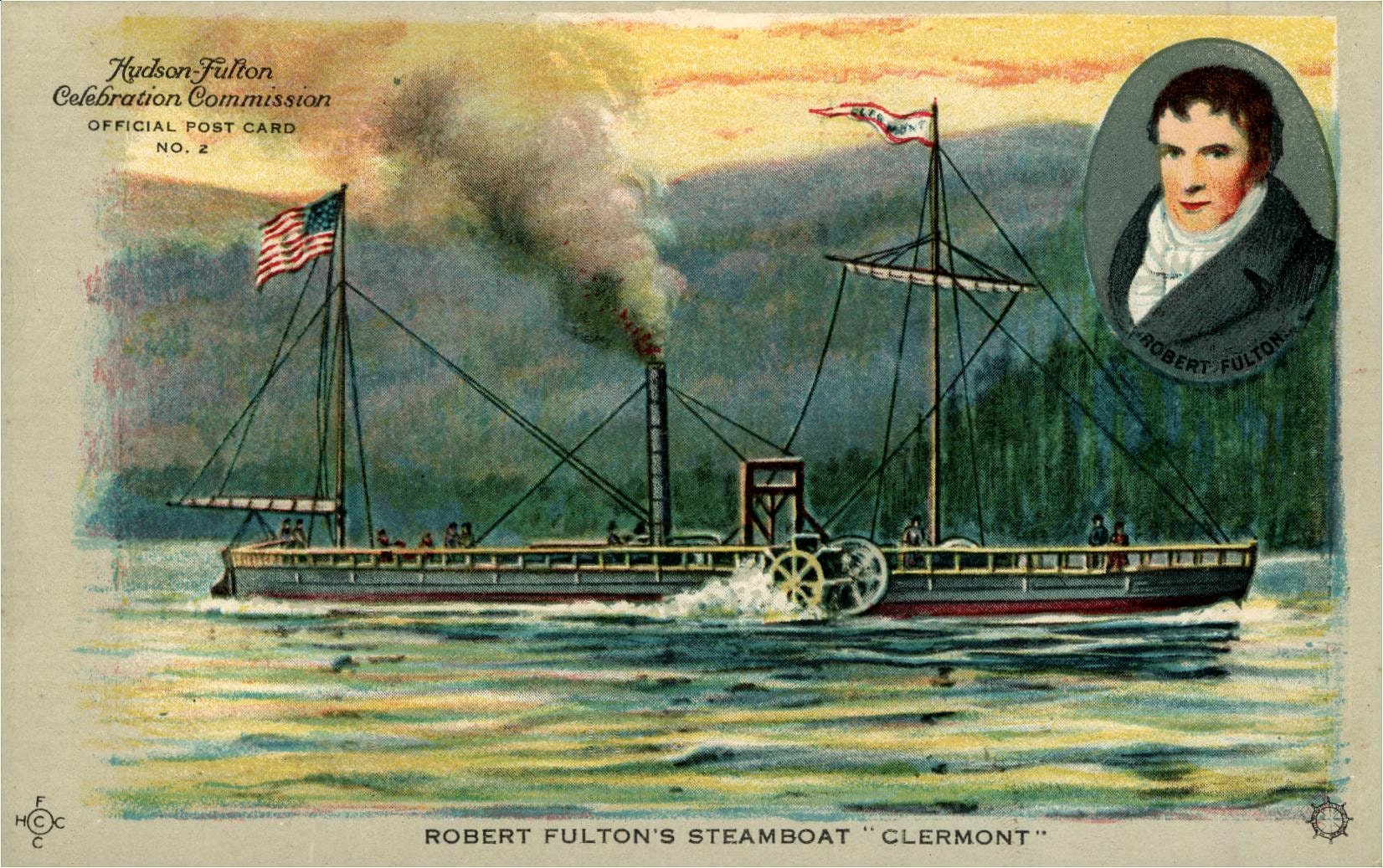 Fulton Steamboat Clip Art