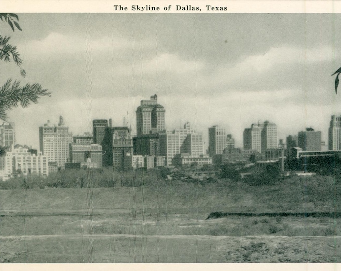 Linen Postcard, Dallas, Texas, Hotel Row, Baker Hotel, Ca 1945 - Etsy