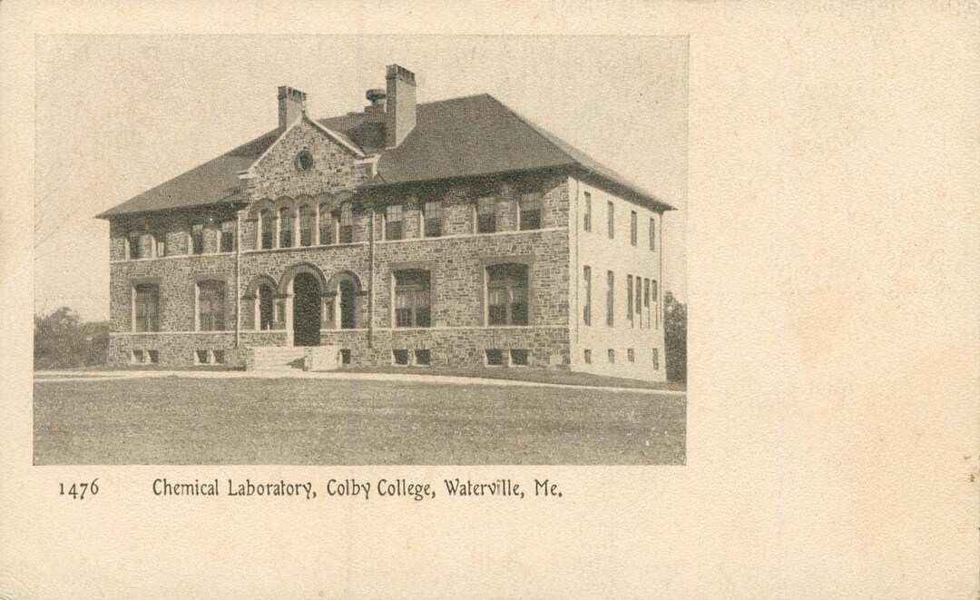 Vintage Postcard, Waterville, Maine, Colby College Chemical Lab, 1909 ...