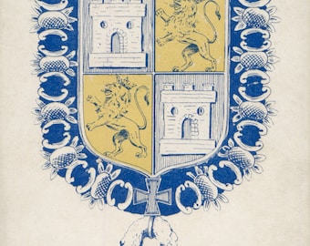 Linen Postcard, St Augustine, Florida, Fort Marion Court Yard and ...