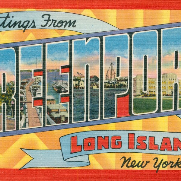 Long Island Postcard - Etsy