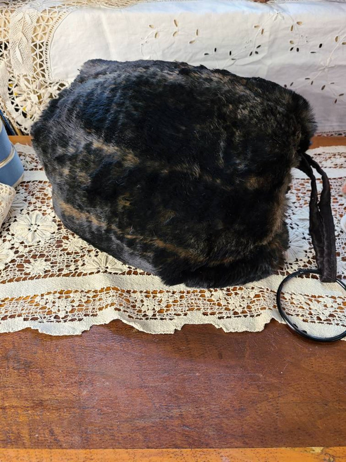 Victorian Fur Muff With Satin Lining - Etsy