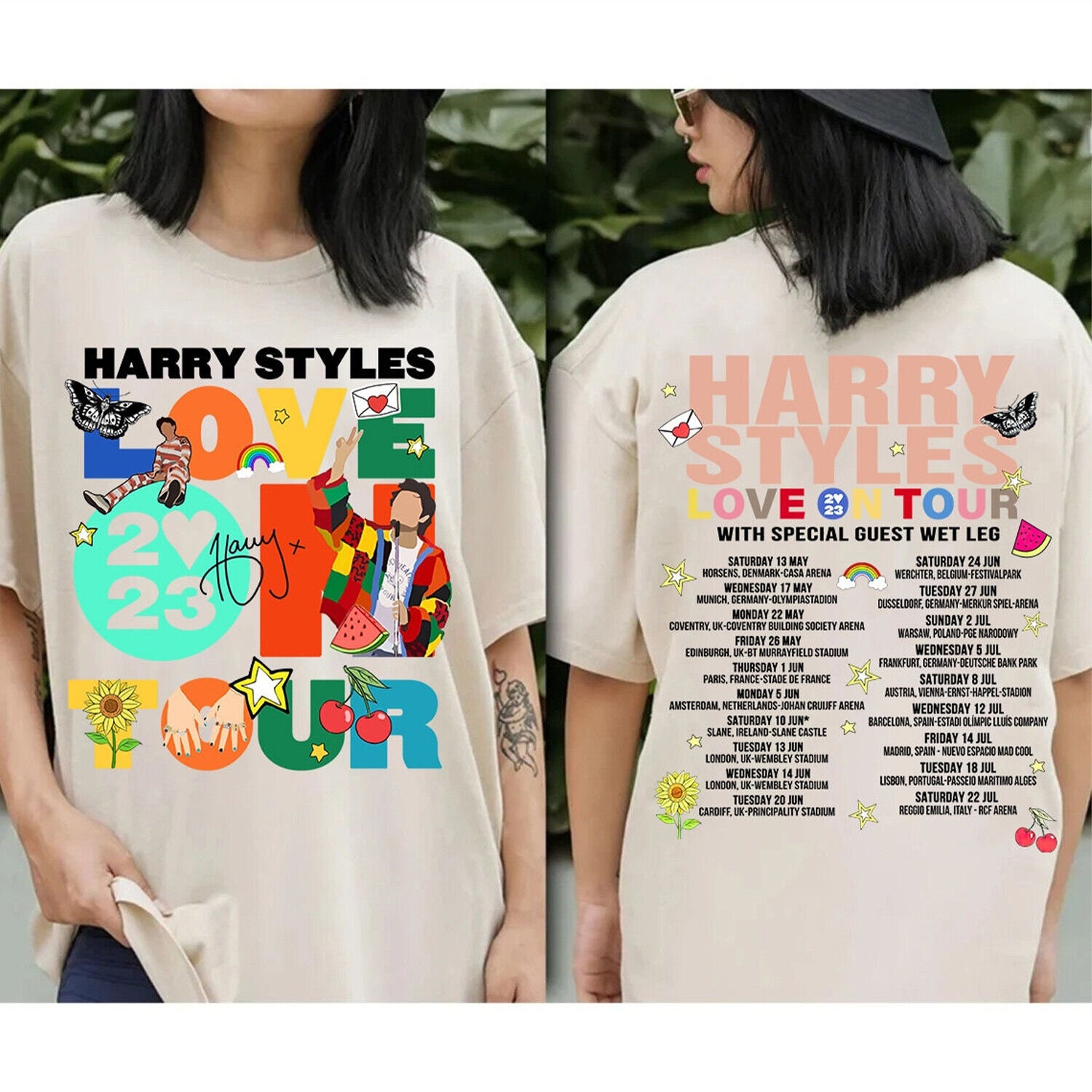 Harry Shirt, Love On Tour 2023 Shirt, Harry Fan Tee sold by Spain | SKU ...