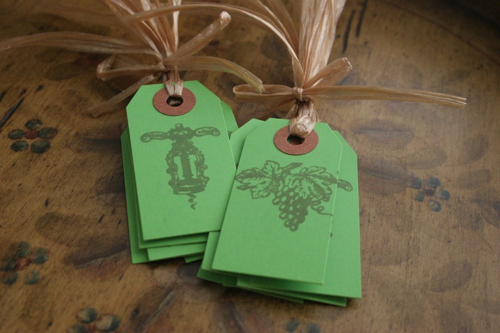 Petite Wine Country Inspired Gift Tags - Etsy
