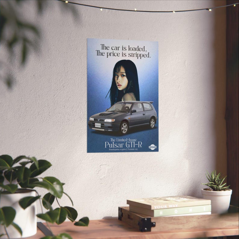 Giselle Nissan Pulsar GTI-R Poster | K-pop X JDM Art Print - Etsy