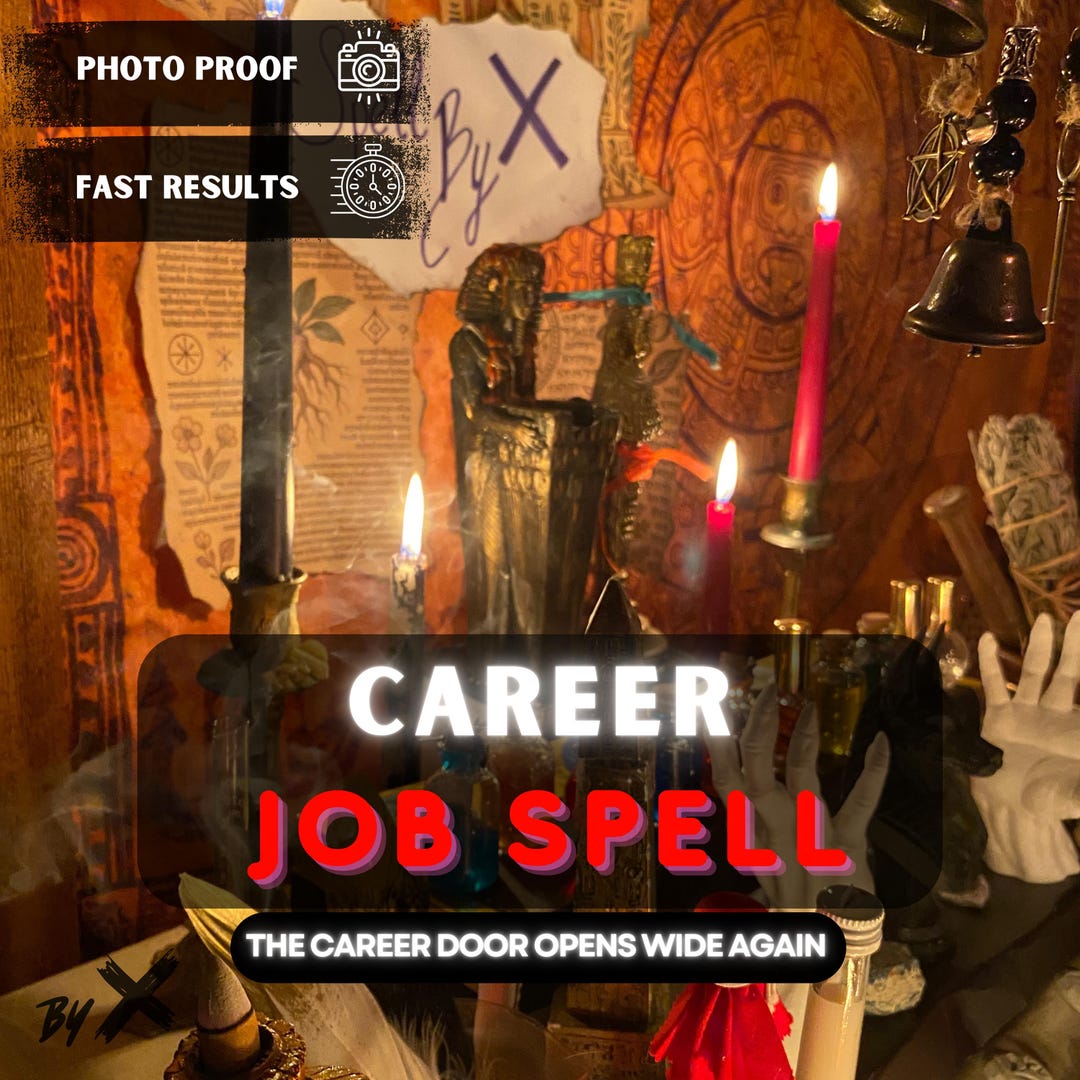 Strong Career Spell Same Day, Success Etsy Witch Dream Job Spell ...