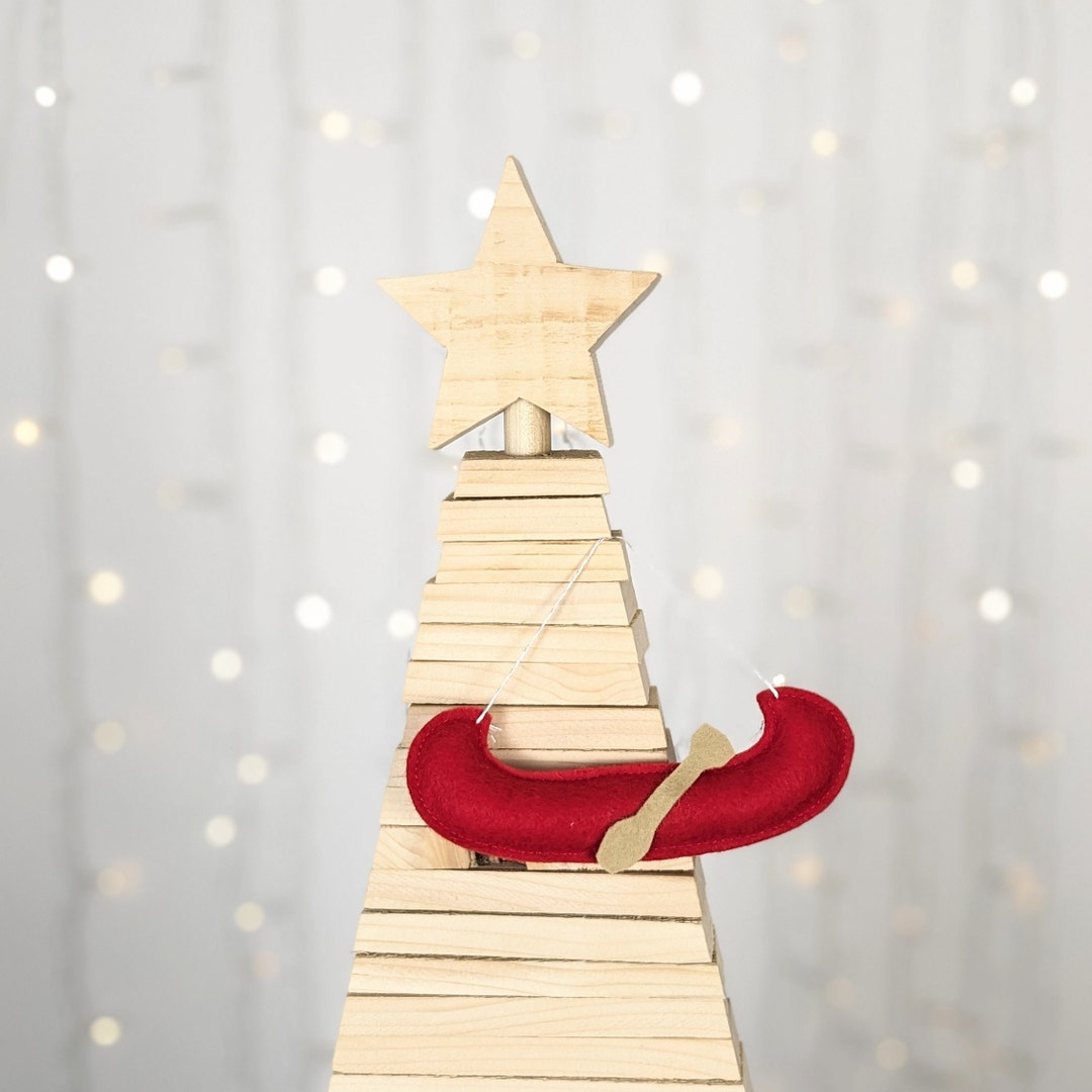 Felt Canoe Adventure Christmas Ornament, Camping Gifts, Gifts Under ...