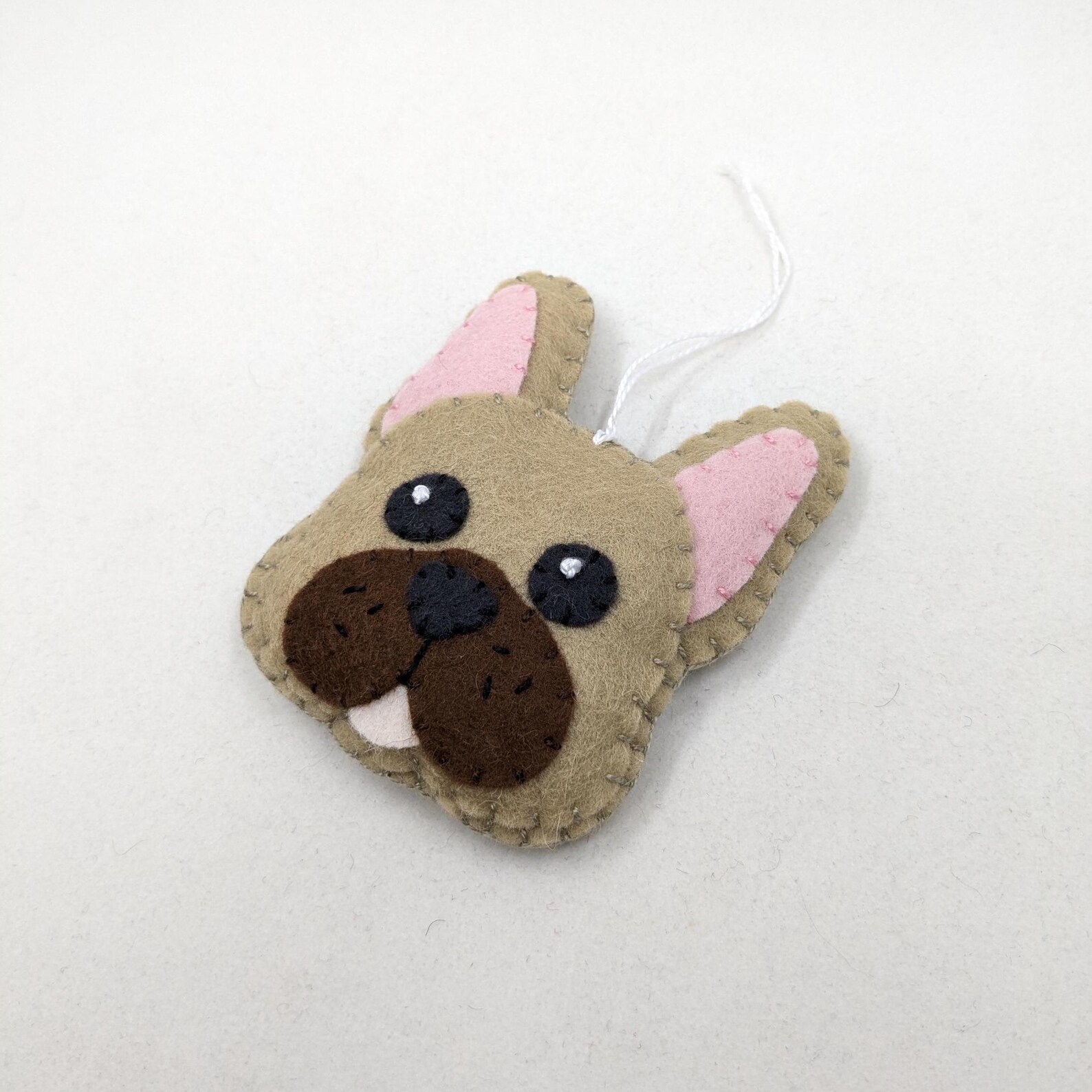 Felt French Bulldog Christmas Tree Ornament - Frenchie Owner Gifts ...