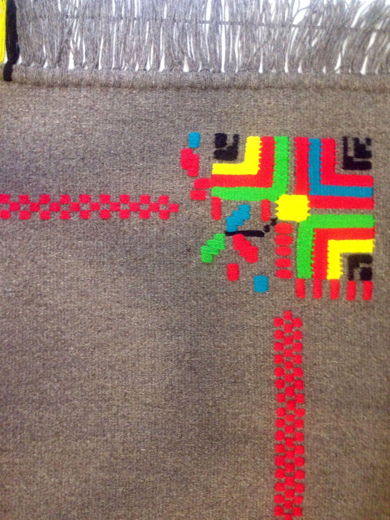 Handwoven Wool Rug With Traditional Bulgarian Ethno Motifs. - Etsy