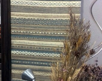 Bedside Wool Rug Beige Woven Rug Brown Small Wool Mat - Etsy