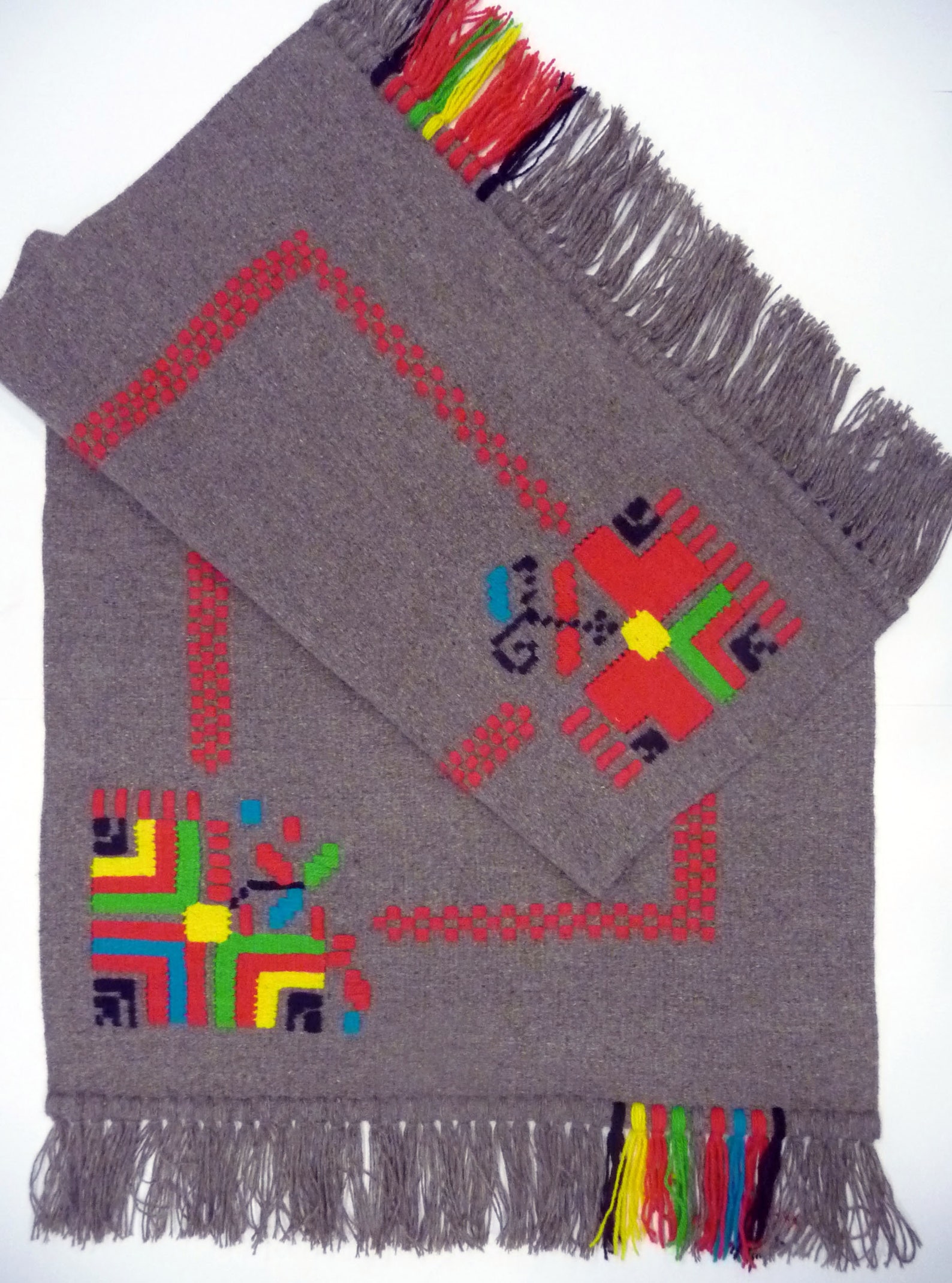 Handwoven Wool Rug With Traditional Bulgarian Ethno Motifs. - Etsy