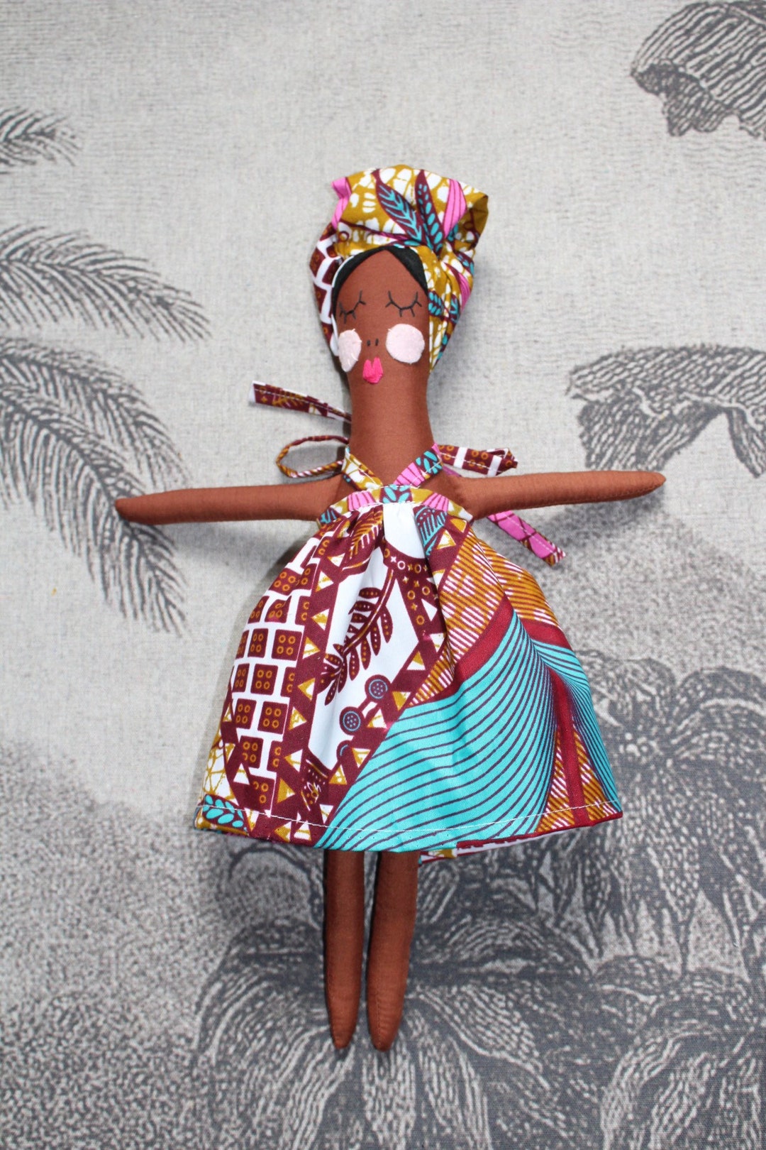 Little Miss Africa, Rag Doll, Dolly, Handmade Doll, Girl Gift ...