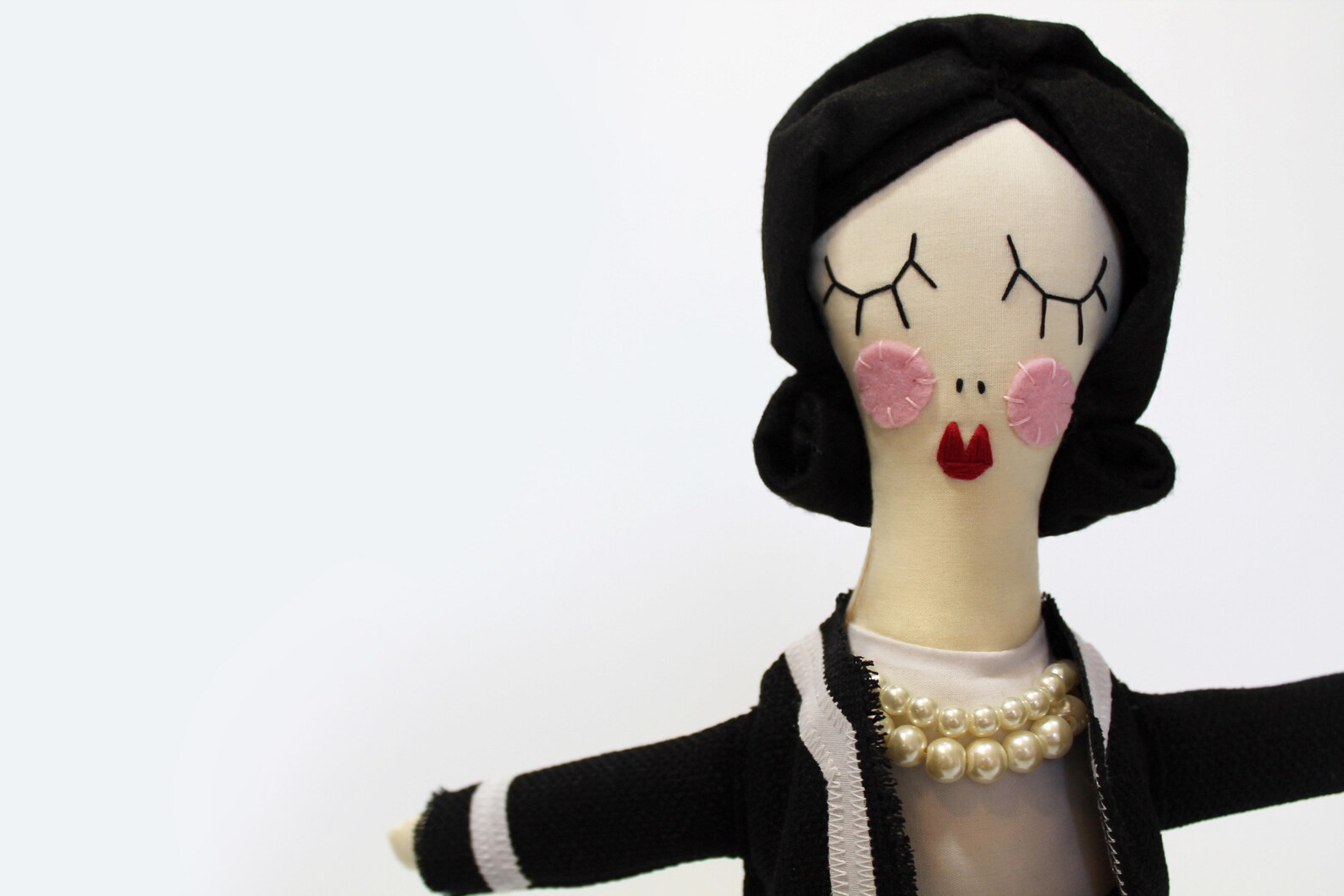 Coco Chanel Doll Chanel Cloth Doll Coco Clothdoll | Etsy