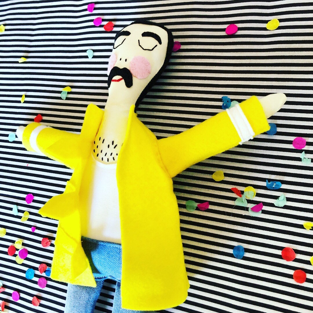 Freddie Mercury, Queen, Bohemian Rhapsody, Icon, Music Icon, Fabric ...