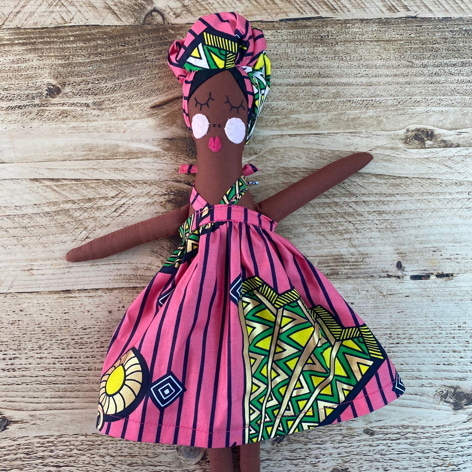 Little Miss Africa Rag Doll Dolly Handmade Doll Girl Gift - Etsy