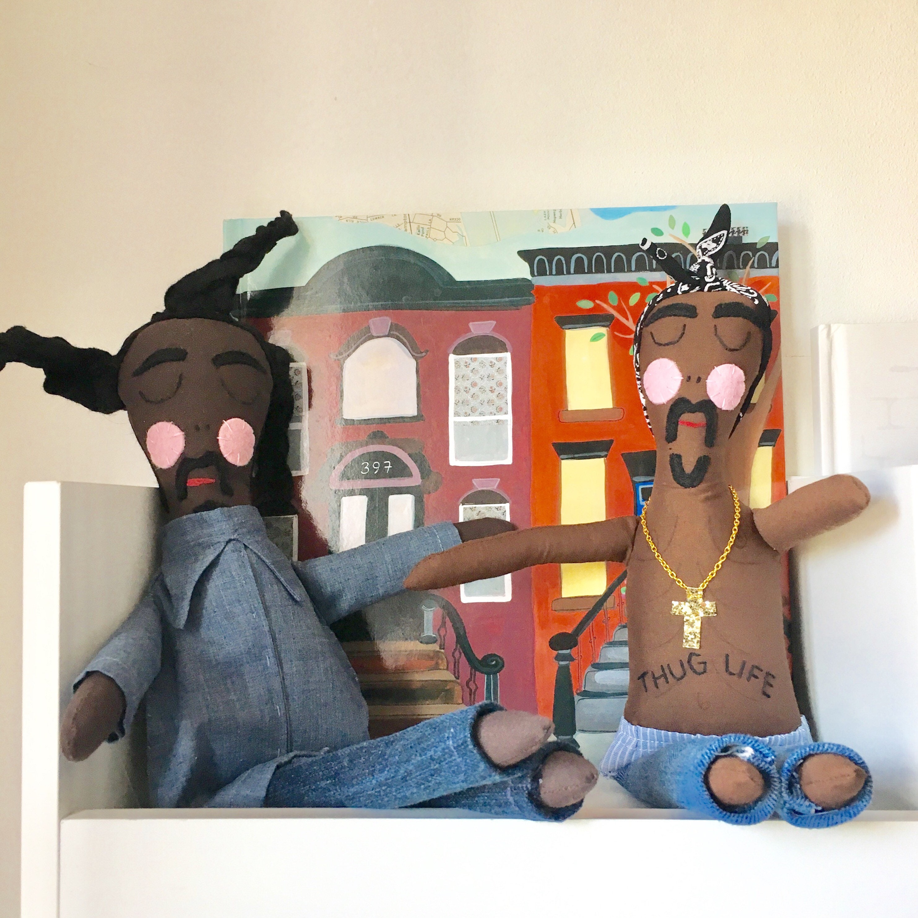 Tupac Doll 2 Pac 2 Pac Shakur Rapper Rappers Delight Hip - Etsy UK