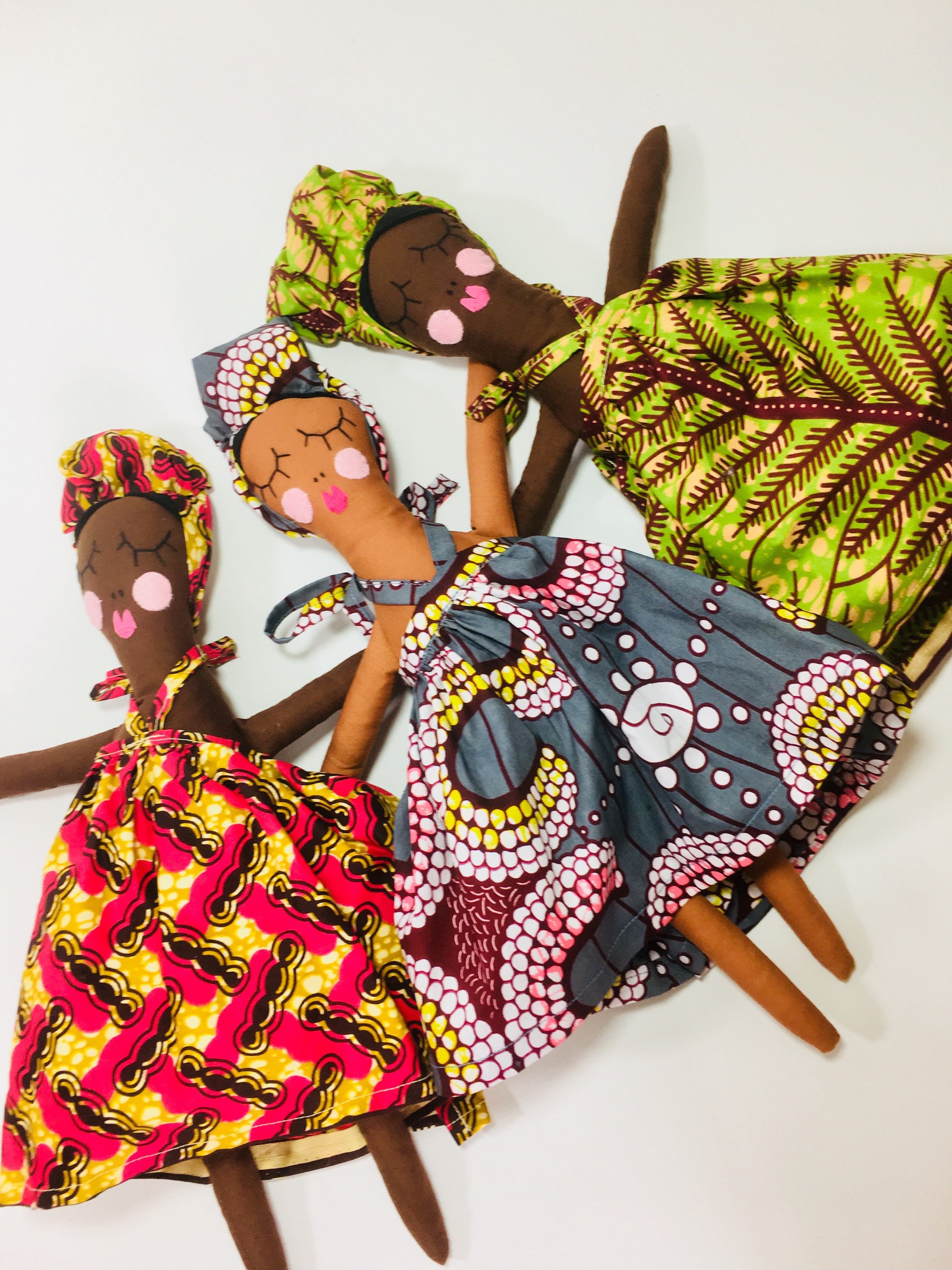 Little Miss Africa Rag Doll Dolly Handmade Doll Girl Gift | Etsy