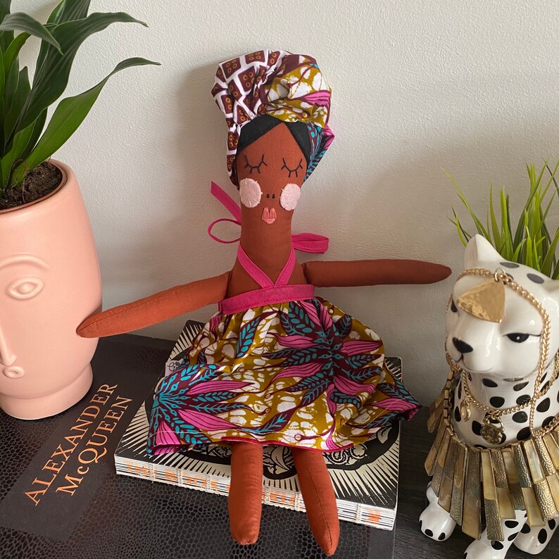 Little Miss Africa Rag Doll Dolly Handmade Doll Girl Gift - Etsy